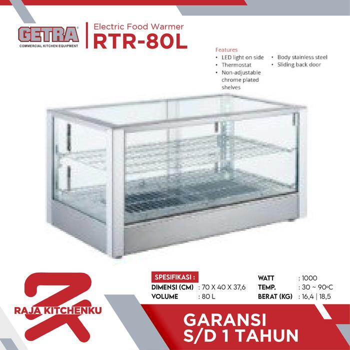 Jual GETRA Electric Food Warmer RTR-80L / RTR 80L / RTR80L - Jakarta ...