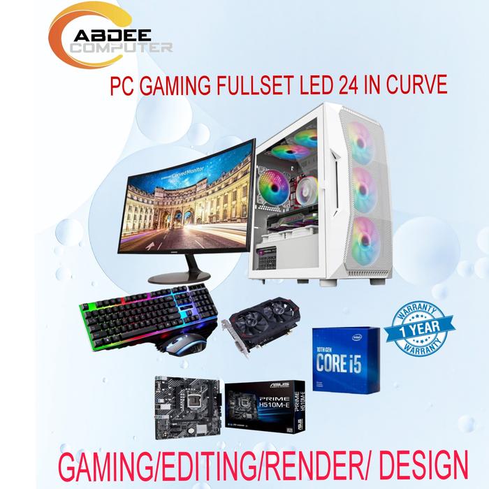 Jual PC GAMING PC I5 10400F RAM 16 GB VGA 4 GB GTX DDR5 LED 24"SAMSUNG 1SET - Kota Bandung ...