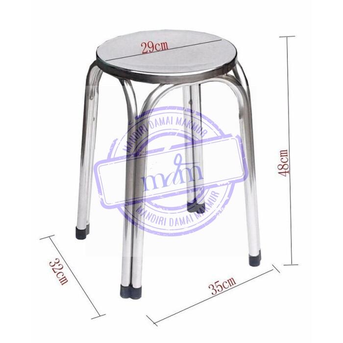Jual kursi laboratorium stainless steel - SS 304 - Kab. Bogor ...