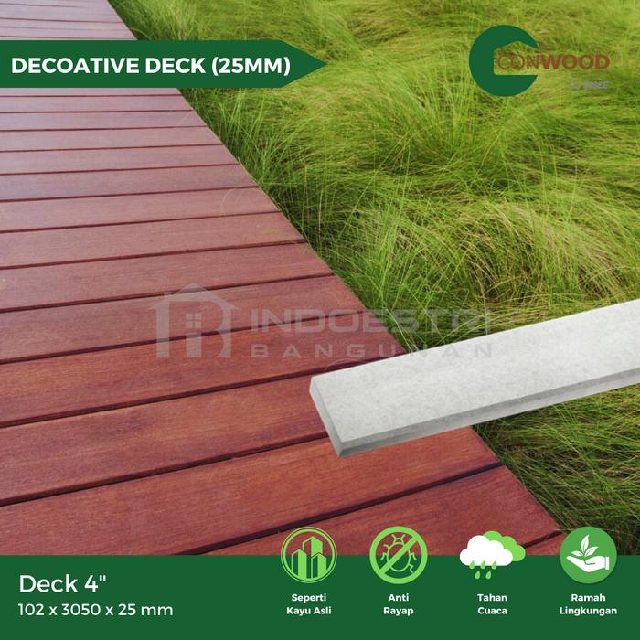 Jual Conwood Deck 4" 25mm / Conwood Decorative Deck 4" (102 x 3050 x 25 ...