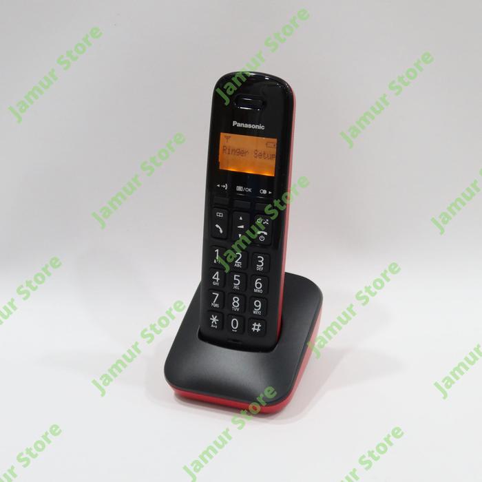 Jual Telepon Wireless Panasonic KX-TGB610 Merah Telpon Rumah KX-TGB610 ...