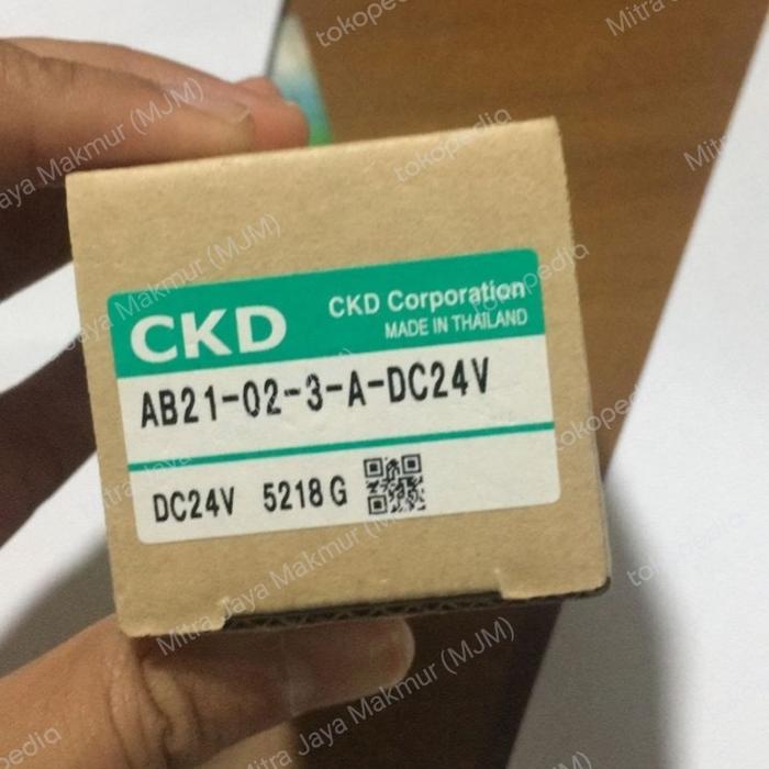 Jual CKD SOLENOID VALVE AB21-02-3-A-DC24V - Jakarta Timur - Mitra Jaya ...