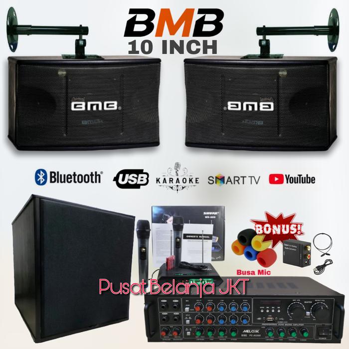 Jual PAKET KARAOKE SOUND SPEAKER BMB 10 INCH + SUBWOOFER 12 INCH - Jakarta Barat - PUSAT BELANJA ...