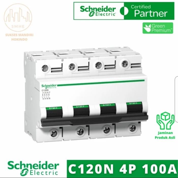 Jual SCHNEIDER MCB C120N - c120n 4P 100A NEW GENERATION ORIGINAL - Jakarta Pusat - CAHAYA MITRA ...