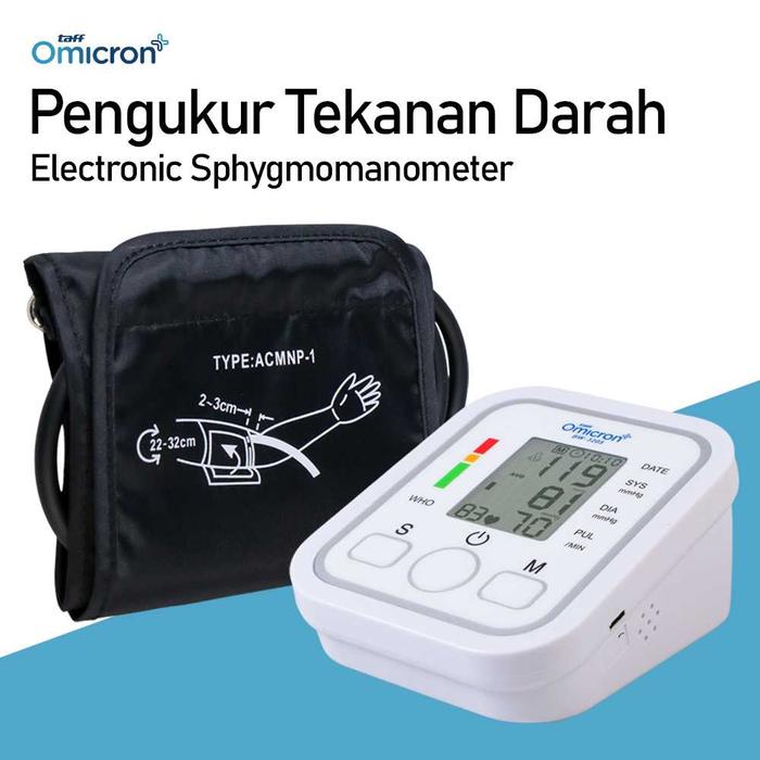Promo Alat Pengukur Tensi Tekanan Darah Tensimeter Digital Omicron - BW ...