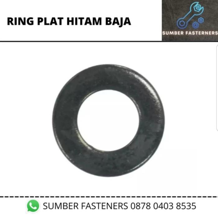 Jual Ring Plat / Washer / Ringplat Baja Hitam M20 Grade 8.8 - Jakarta ...