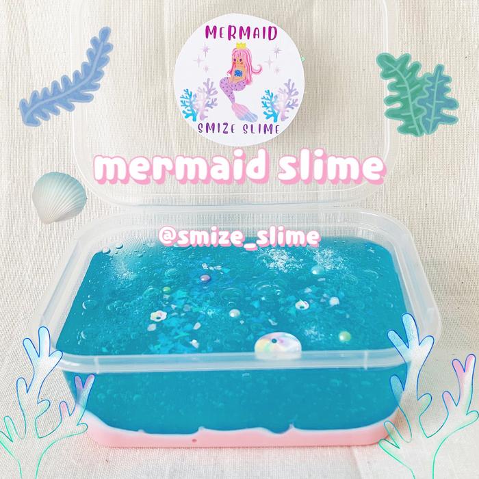 Jual Mermaid Slime 200cc 200ml slime putri duyung laut - Kota Bandung ...