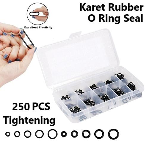 Jual Paket 250Pcs Karet Rubber O Ring Seal Tightening Klep Bulat Anti Bocor - Kota Serang ...