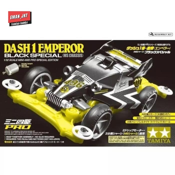 Jual TAMIYA 95296 DASH 1 EMPEROR BLACK SPECIAL MS CHASSIS - Jakarta ...