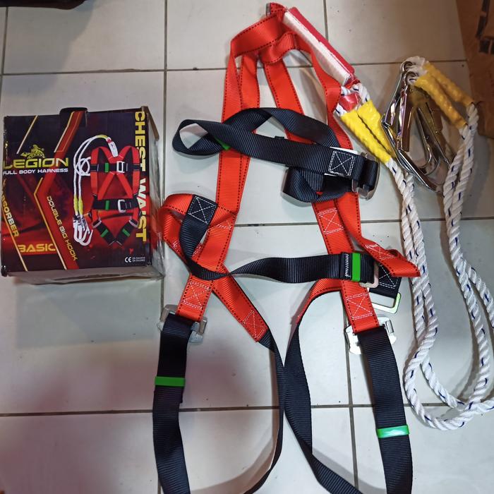 Jual Full Body Harness Legion ABSORBER With Tali Dada Double Big Hook ...