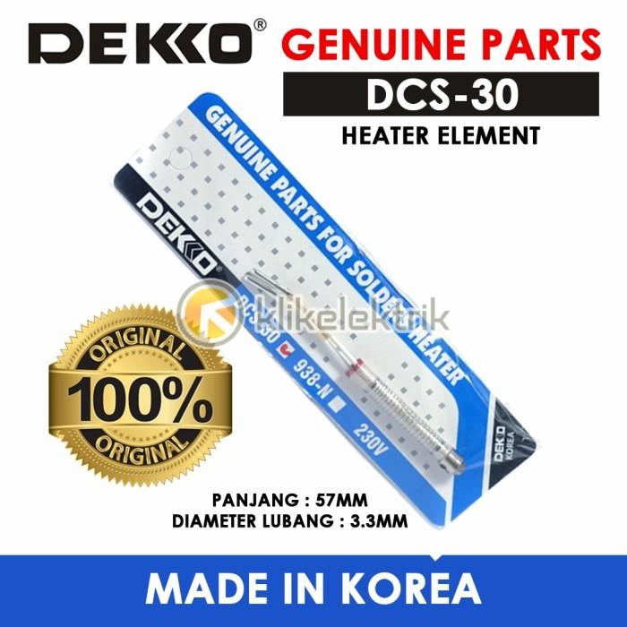 Jual ELEMEN DEKKO DCS-30 30W HEATER SOLDER DEKO DCS30 PEMANAS 30 WATT PART - Jakarta Barat ...