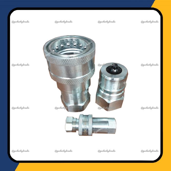 Jual QC Quick Coupling SS 316 1/2" Coupler QDC Gemels ISO 7241/A NPT ...