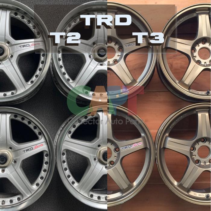 Jual Velg TRD T2 + T3 Original Ring 17 5x114 Innova Supra Camry Corolla ...