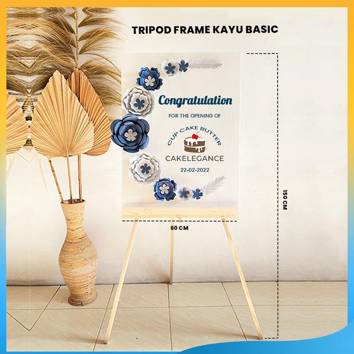 Promo Papan Bunga Kertas Ucapan Selamat Grand Opening Wedding 60x80cm ...