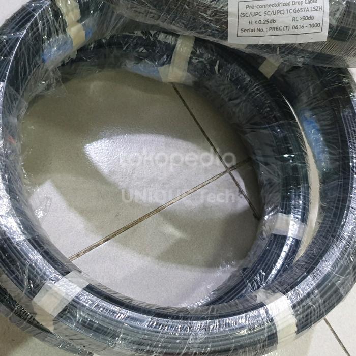 Jual DROP WIRE PRECON KABEL FIBER OPTIK 80 METER 1 CORE 80M SC UPC ...