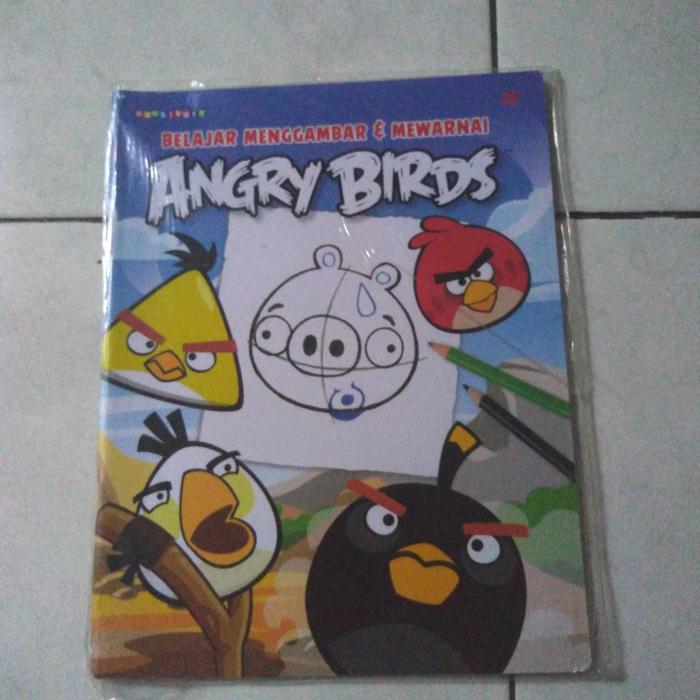 Jual buku belajar menggambar dan mewarnai seri angry birds - Kota ...