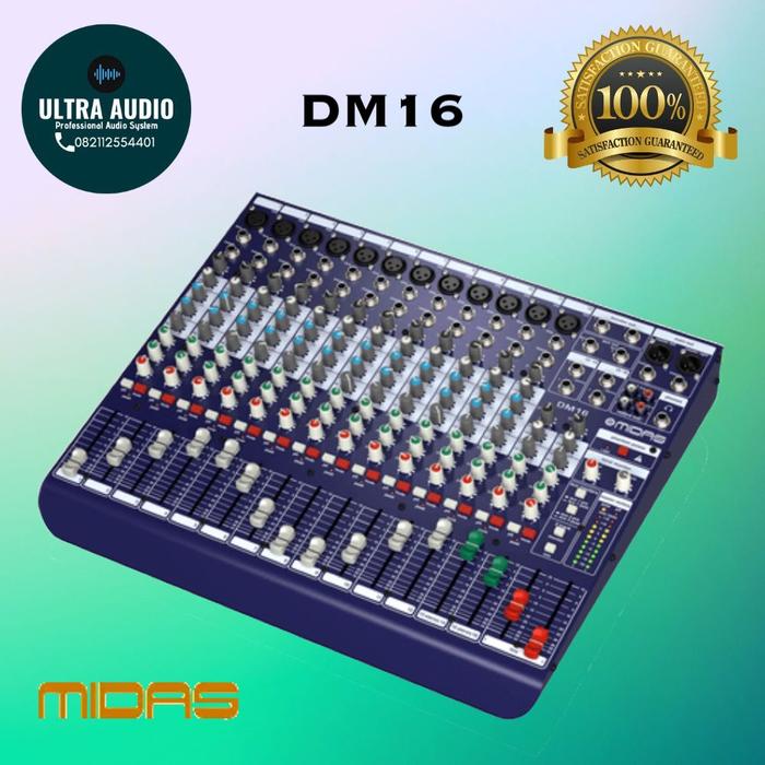 Jual MIDAS DM16 / DM 16 16-Input Analog Live and Studio Mixer ORIGINAL - Jakarta Barat - Ultra ...