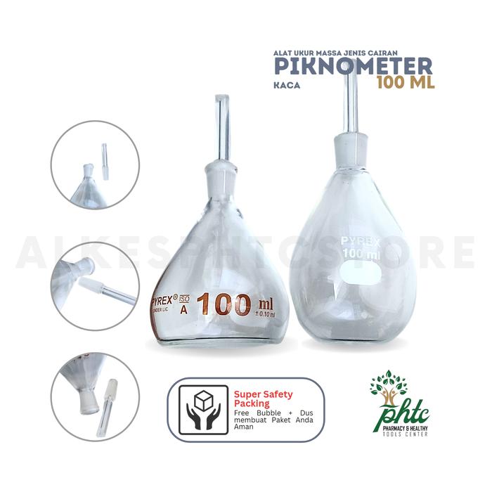 Jual PIKNOMETER 100ml l PICNOMETER 100ml - REAL PICTURE l BUBBLE ...