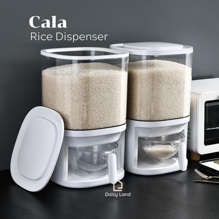 Jual [DAISY] Rice Box Dispenser Storage Bucket Tempat Penyimpanan Beras ...
