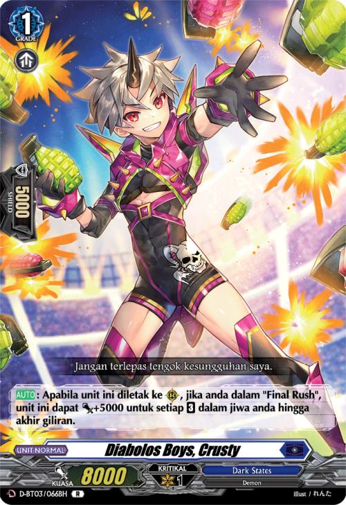 Jual Diabolos Boys, Crusty (R) | D-BT03 | Bahasa Vanguard - Jakarta Barat - Carttu | Tokopedia