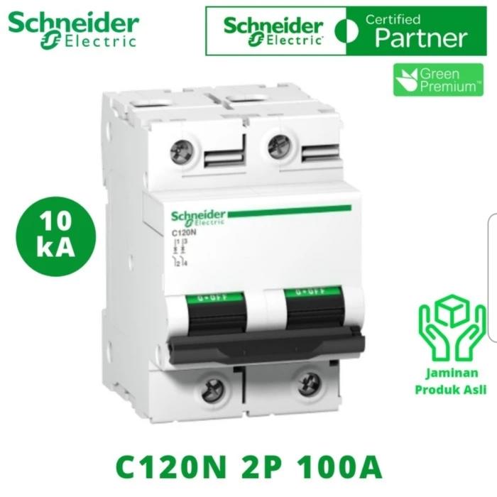Jual SCHNEIDER MCB C120N - c120n 2P 100A NEW GENERATION ORIGINAL - Jakarta Pusat - CAHAYA MITRA ...