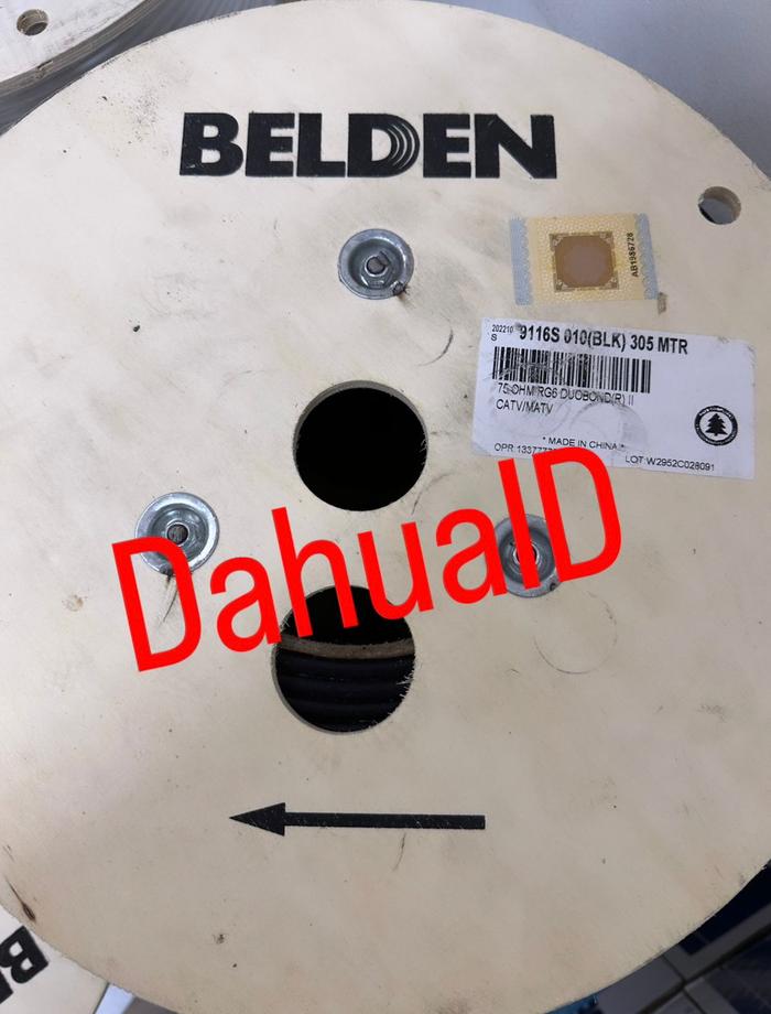 Jual KABEL CCTV COAXIAL BELDEN RG6 9116S BLACK PJG 305M - Jakarta Pusat ...