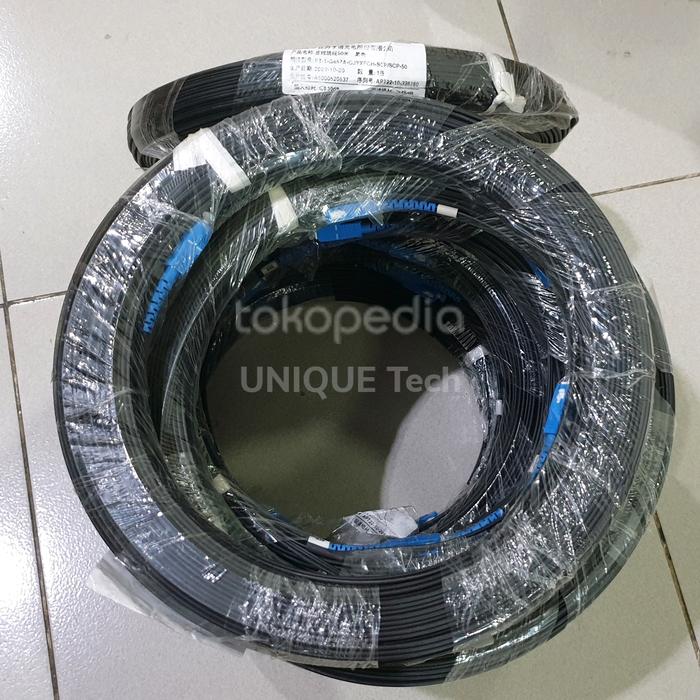 Jual DROP WIRE PRECON KABEL FIBER OPTIK 50 METER 1 CORE 50M SC UPC ...