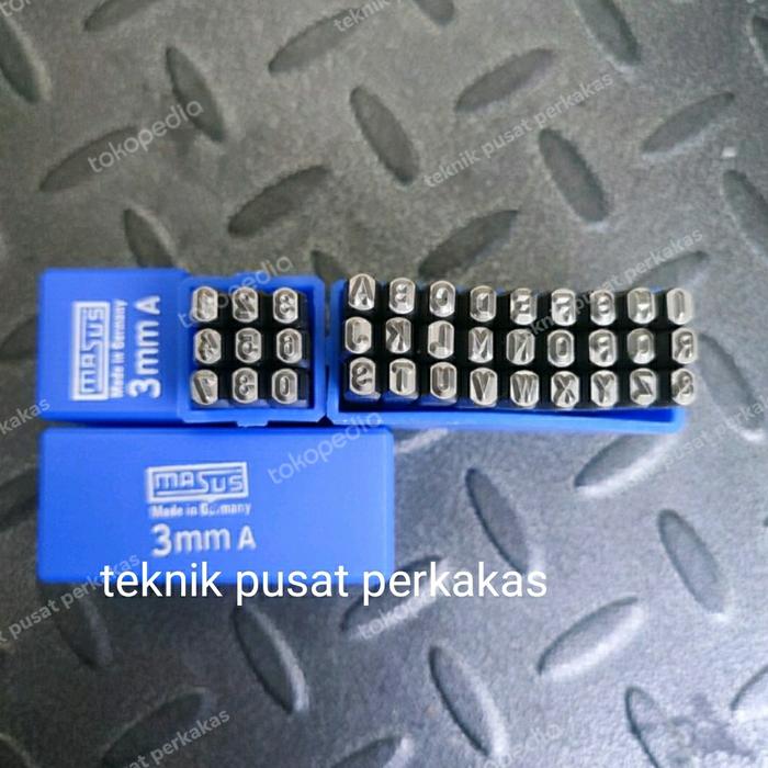 Jual Angka Ketok Dan Hurup 3 Mm Alat Hurup Dan Angka Masus Germany ...