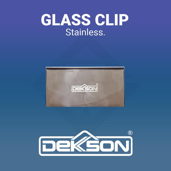 Jual Glass Clip / Klip Kaca Lantai Dekson / Penjepit kaca stainless ...