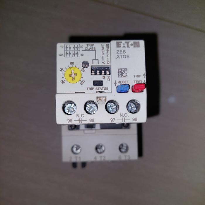 Jual EATON RMS ZEB XTOE 20-100A XTOE100GCSS THERMAL OVERLOAD EATON ...