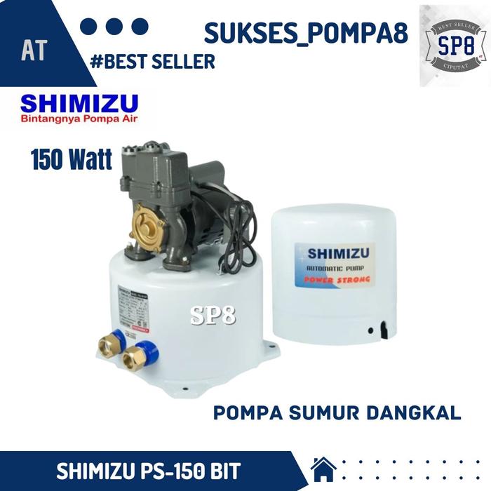 Jual Pompa Air Shimizu PS-150BIT / Pompa Air Sumur Dangkal / Tabung Bawah - Kota Tangerang ...