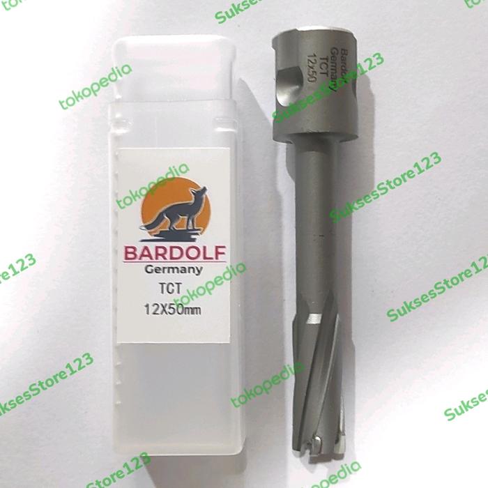 Jual BARDOLF Mata Bor Magnet 12mm x 50mm 12x50 TCT Jetbroach Annular ...