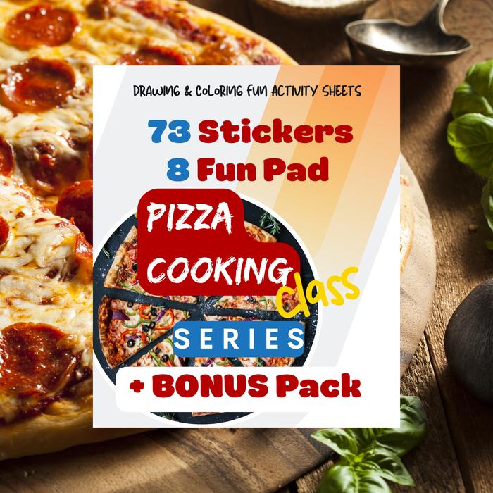 Jual Mainan Edukasi Anak Menggambar Mewarnai Menempel Sticker - Pizza ...