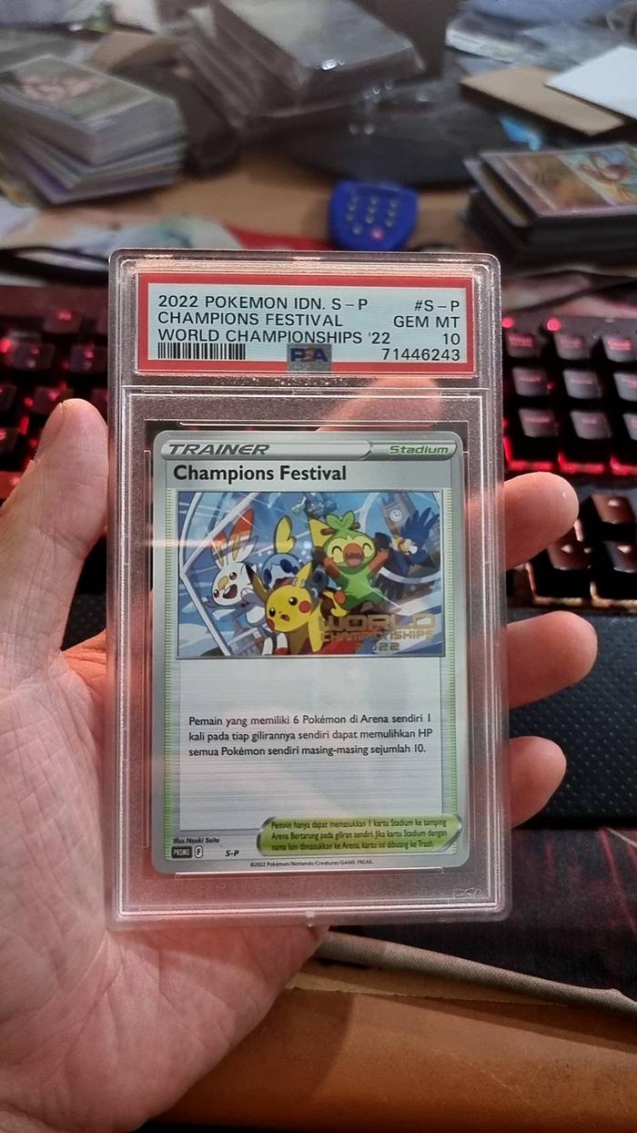 Jual PSA 10 Pokemon Indonesian Champions Festival 2022 World ...