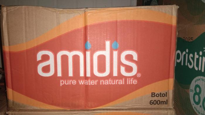 Jual Minuman Kesehatan Air Mineral Kemasan AMIDIS 600 ml 600ml Bukan ...