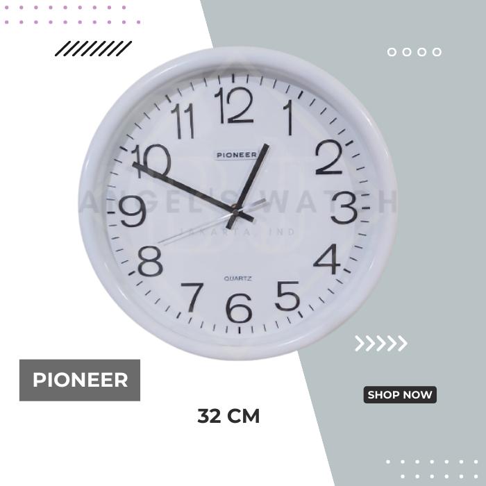 Jual JAM DINDING POLOS QUIET SWEEP DIAMETER 32 CM PUTIH 2132 - Jakarta ...