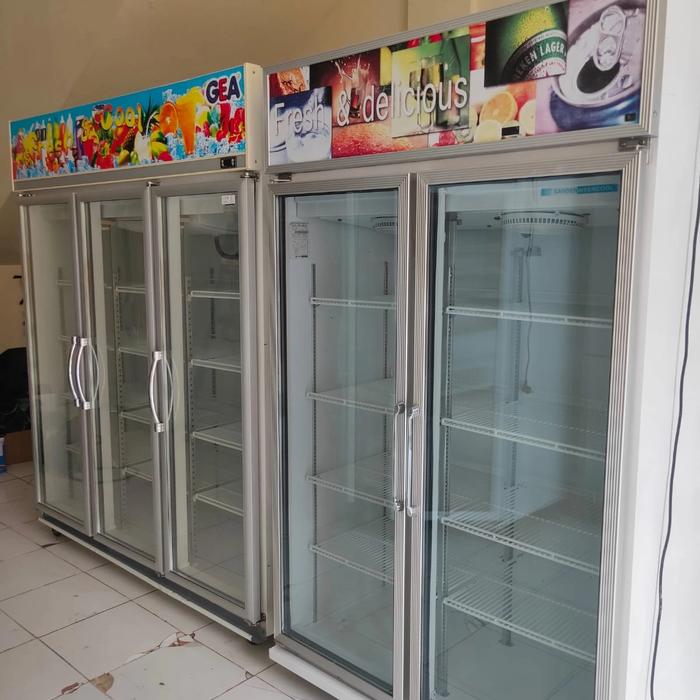 Jual SHOWCASE CHILLER 2 PINTU Stainless 1000 ltr (BEKAS) kondisi siap ...