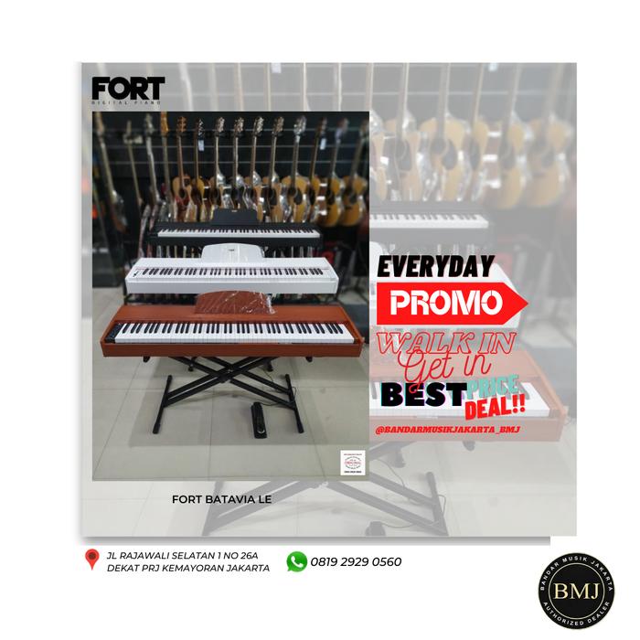 Promo FORT BATAVIA LE DIGITAL PIANO WITH STAND U BMJ Cicil 0% 3x ...