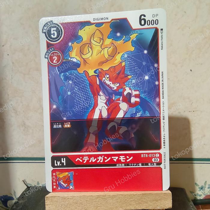 Jual Digimon Card Game - Betel Gammamon Digimon CON 2023 BT8-013 C - Jakarta Selatan - Gru ...
