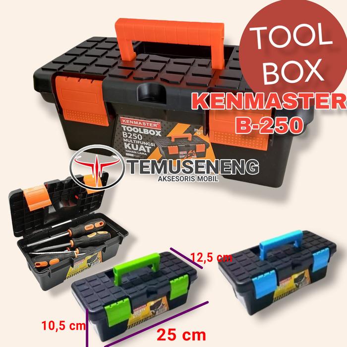 Jual Tool Box Mini B-250 Kenmaster Toolbox Kecil Obeng Kotak Perkakas ...