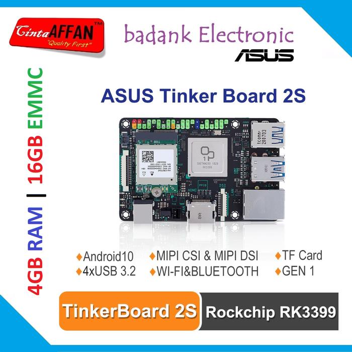 Jual ASUS Tinker Board 2S - 4GB RAM (16GB EMMC) SBC Single Board ...