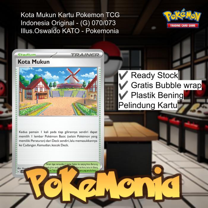 Jual Kota Mukun Kartu Pokemon TCG Indonesia Original - (G) 070/073 Illus.Os - Kota Surabaya ...
