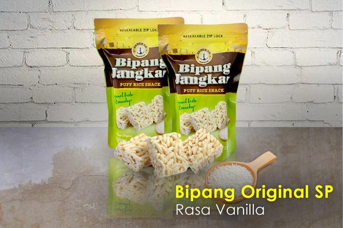 Jual BIPANG/JIPANG/ PUFF RICE SP ISI 12 PCS RASA ORIGINAL ATAU VANILA ...