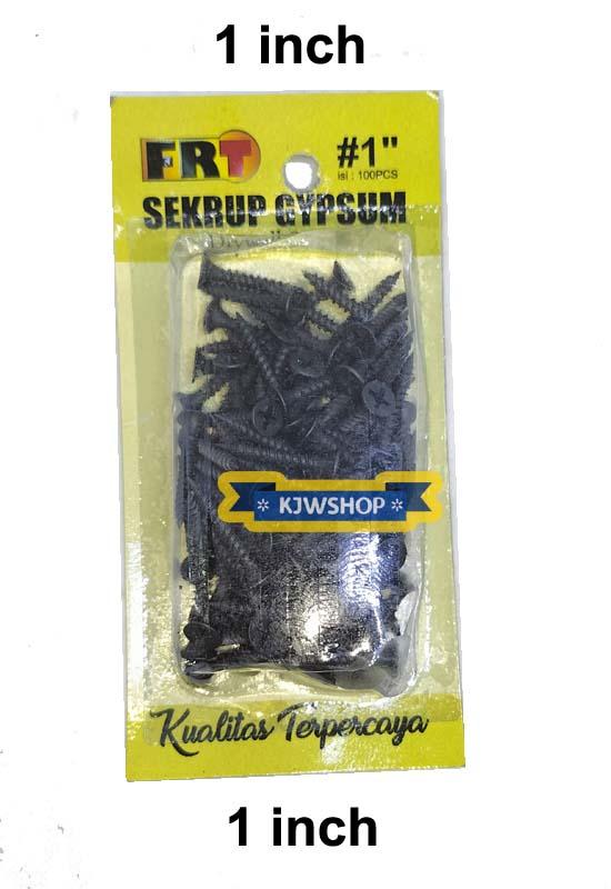 Jual Skrup Baja Hitam Atap Sekerup Tripleks Sekrup Kayu Mebel Gipsum ...