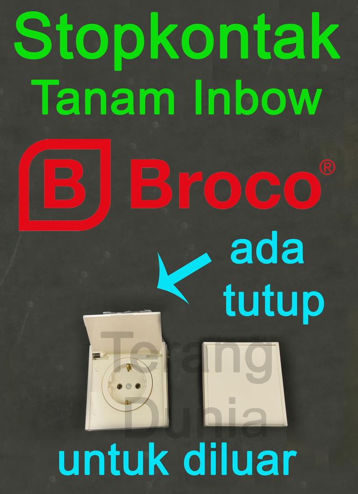 Jual Stopkontak Broco Tanam Tutup 6122 Stopkontak Outdoor Tanam Broco ...