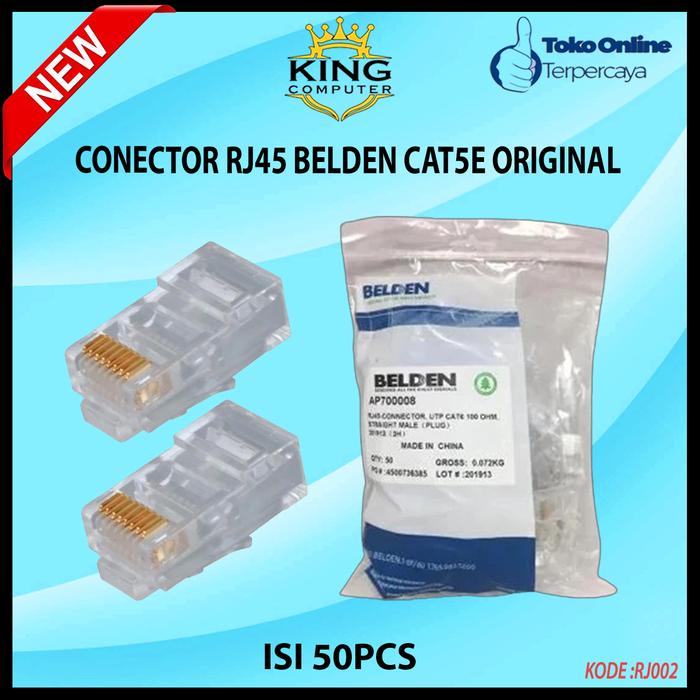 Jual RJ45 BELDEN CAT5E CONECTOR RJ45 - Kab. Bogor - KING COMPUTER ...