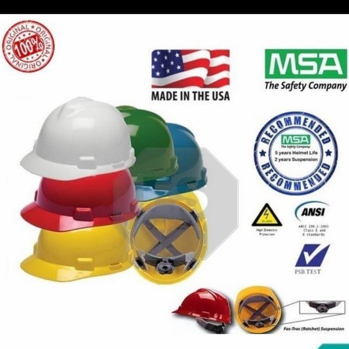 Jual Helm MSA V-GARD Original USA Fastrack Lengkap - Jakarta Barat ...