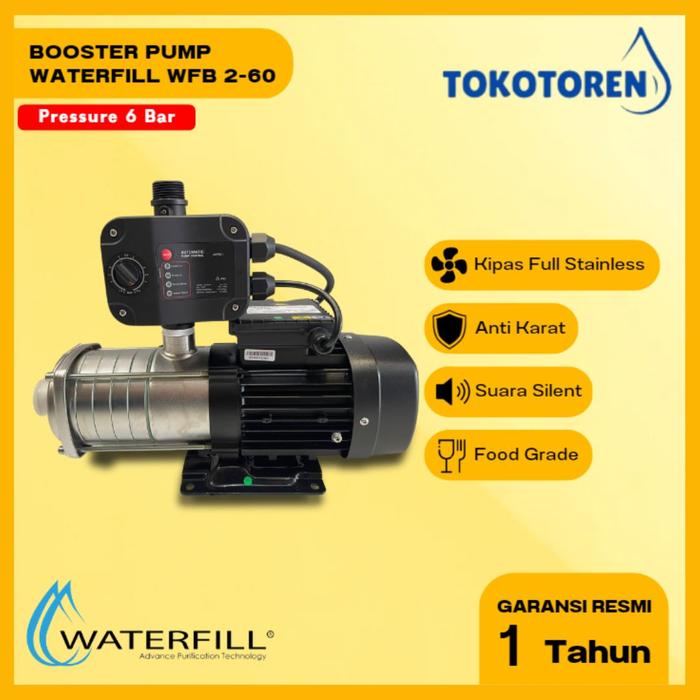 Jual POMPA DORONG / BOOSTER PUMP WATERFILL WFB 2 - 60 GARANSI RESMI ...