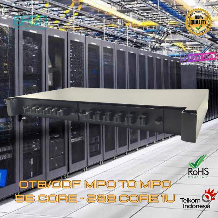 Jual OTB MPO to MPO 96 Core UpTo 288 Core 1U 19" Rails Rack Mount ...