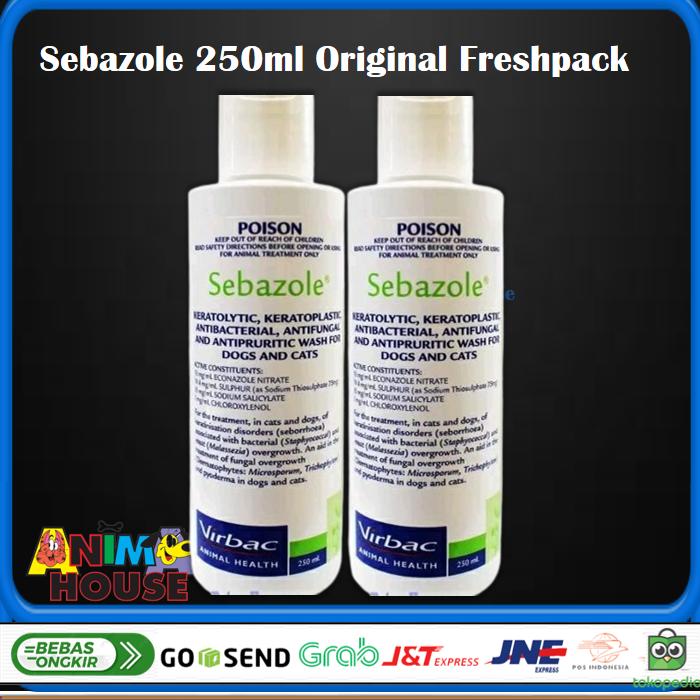 Jual SEBAZOLE 250ml Virbac - Shampoo Anjing Kucing Anti Jamur Anti ...